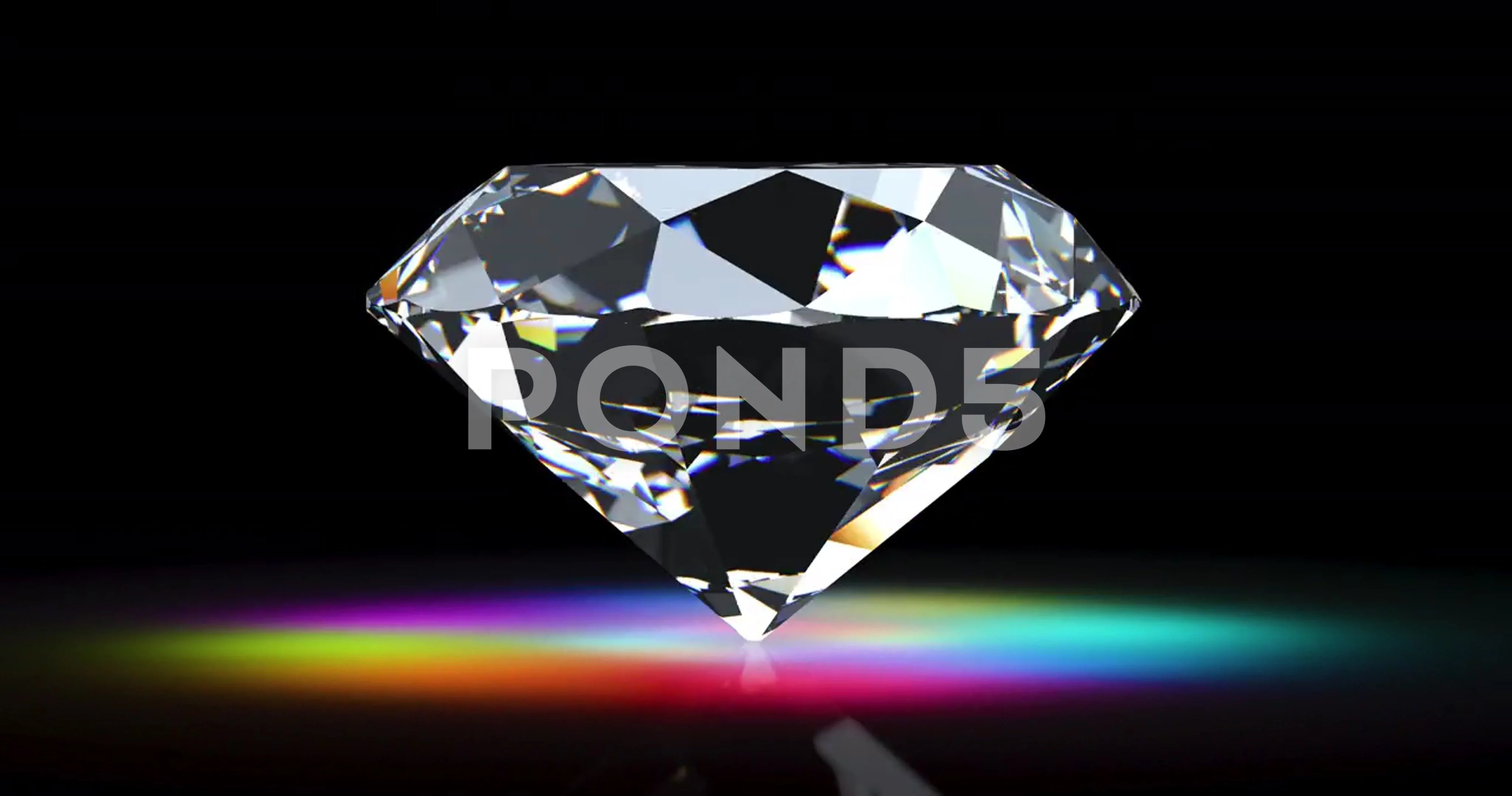 Rainbow Diamonds Background