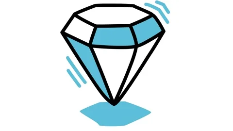 Diamond Animation Stock Video Footage | Royalty Free Diamond Animation ...