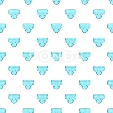 Diaper pattern, cartoon style: Graphic #76763209