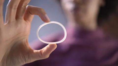 Diaphragm Vaginal Contraceptive Ring. Sp... | Stock Video | Pond5