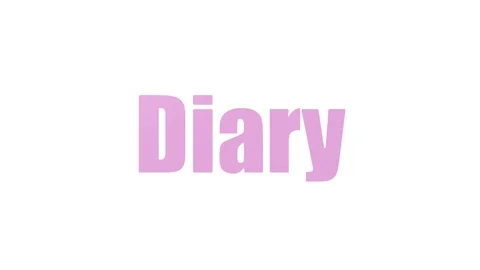 Diary Animated Tag Cloud Isolated | Stock Video | Pond5