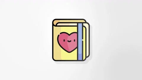 Diary reveal animation | Stock Video | Pond5