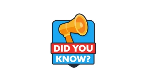 Did you know sign with megaphone and gre... | Stock Video | Pond5