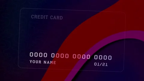 Different color options for a bank card ... | Stock Video | Pond5