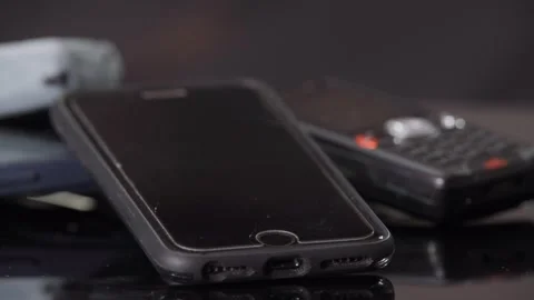 different generations of cell phones and... | Stock Video | Pond5