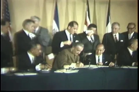 Different individual presidents signs th... | Stock Video | Pond5