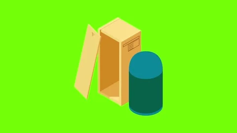 Different packaging icon animation | Stock Video | Pond5