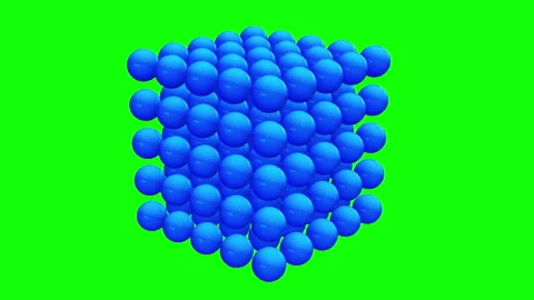 Different states of matter solid state 3... | Stock Video | Pond5