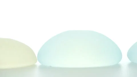 Different types of breast implants on bl... | Stock Video | Pond5