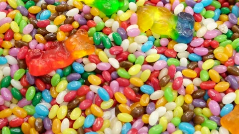 Different types of candies, top view fro... | Stock Video | Pond5
