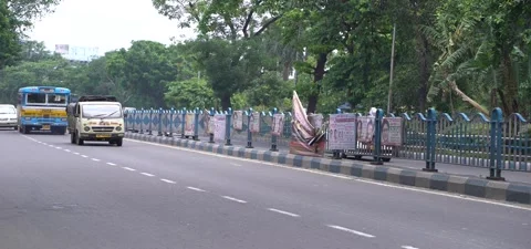 Different types of vehicles are plying o... | Stock Video | Pond5