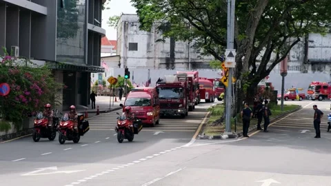 Different vehicle of Fire and Rescue Dep... | Stock Video | Pond5