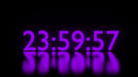 Digital Clock Animation Stock Videos – Royalty-Free HD & 4K Videos