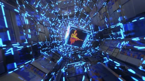 Digital, animated background. Seamless a... | Stock Video | Pond5