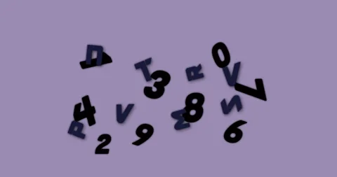Digital animation of changing numbers an... | Stock Video | Pond5