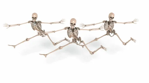Digital Animation of cheerleading Skelet... | Stock Video | Pond5