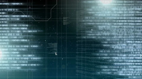 Digital animation of computer coding 4k | Stock Video | Pond5