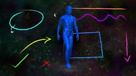 Human Body Walking Stock Footage ~ Royalty Free Stock Videos | Pond5