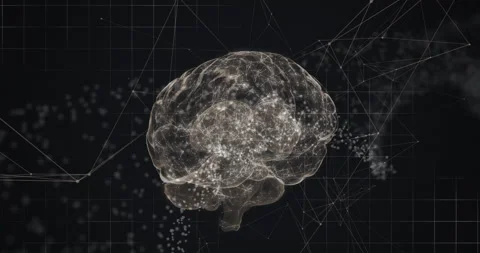 Digital animation of human brain and dna... | Stock Video | Pond5