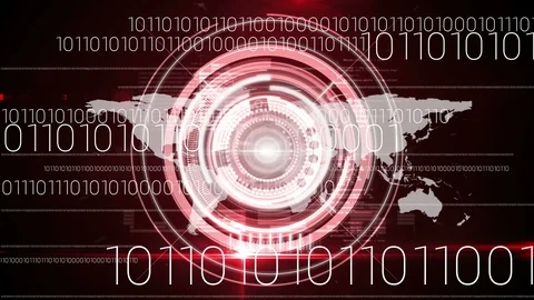 Digital animation of interface screen an... | Stock Video | Pond5