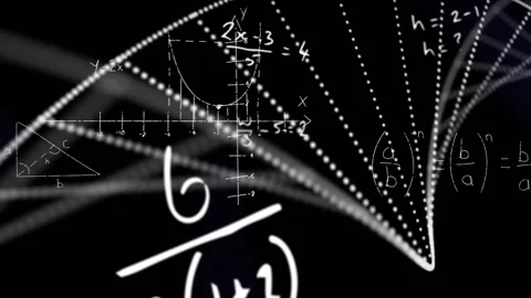 Digital animation of mathematical equati... | Stock Video | Pond5