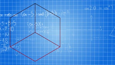Digital animation of mathematical equati... | Stock Video | Pond5