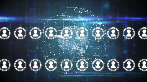 Abstract People Animation Backgrounds Stock Video Footage | Royalty ...