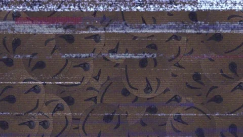 Digital animation of tv static effect ov... | Stock Video | Pond5