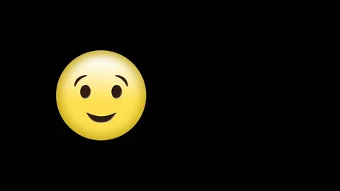 Digital animation of winking face emoji ... | Stock Video | Pond5