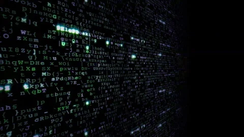 Digital background, matrix symbol board ... | Stock Video | Pond5