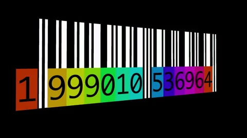 Digital Barcode Numbers Data Scanning In... | Stock Video | Pond5