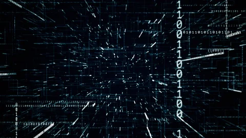 digital binary code background | Stock Video | Pond5