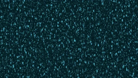 Digital binary code background. Matrix b... | Stock Video | Pond5