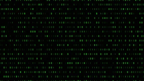 Digital binary code motion graphics with... | Stock Video | Pond5