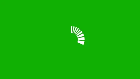 Digital buffering symbol green screen mo... | Stock Video | Pond5