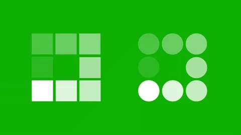 Digital buffering symbols green screen m... | Stock Video | Pond5