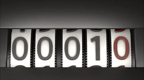 Digital clock, animation | Stock Video | Pond5