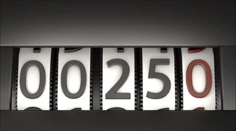 Digital clock, animation | Stock Video | Pond5