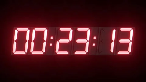 Digital Clock Countdown Timer – 30 Sec... | Stock Video | Pond5