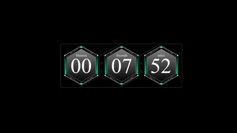 Digital Clock Countdown Timer with LCD D... | Stock Video | Pond5