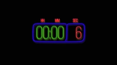 Digital Clock Countdown Stock Video Footage | Royalty Free Digital Clock Countdown Videos | Pond5