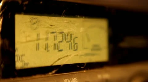 Digital Clock Display Flashing HD Video | Stock Video | Pond5