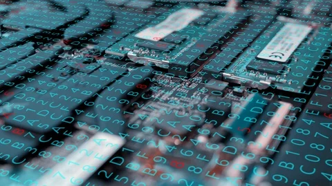 Digital Code Background | Stock Video | Pond5