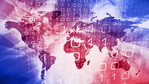 Digital concept binary code animation wi... | Stock Video | Pond5