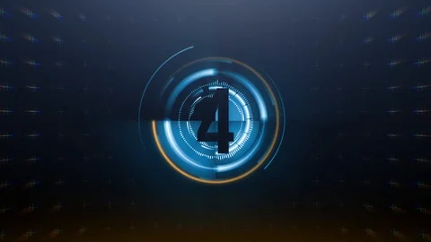 Digital Countdown Logo 2 ~ After Effects Template #96418116