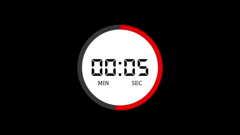 Seconds Sec Stock Videos – Royalty-Free HD & 4K Videos