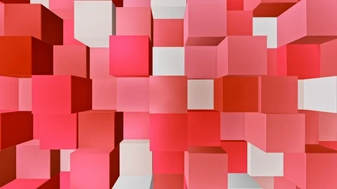 Digital cube abstract background loop | Stock Video | Pond5