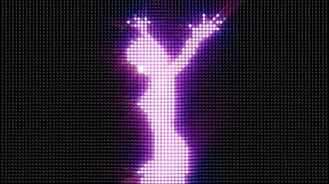 digital dancer girl | Stock Video | Pond5