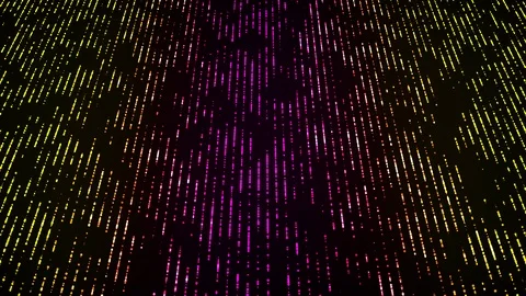 Digital data flow from colorful particle... | Stock Video | Pond5