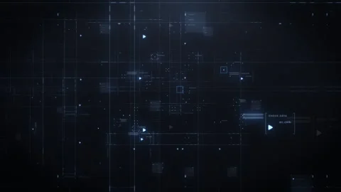 Digital Data Grid Wall Background | Stock Video | Pond5